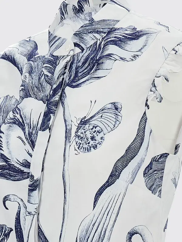 Erdem Floral Print Sleeveless Shirt