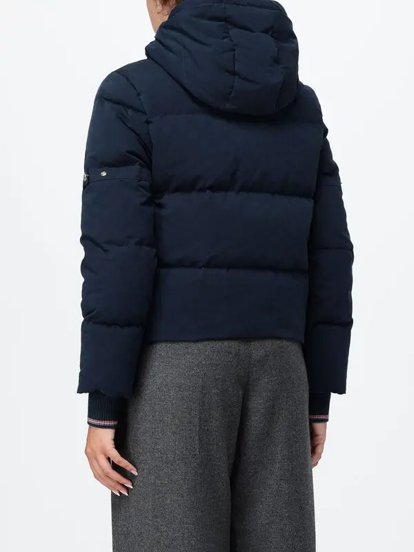 Thom Browne Quilted Cordura® Nylon Down Jacket With Detachable Hood