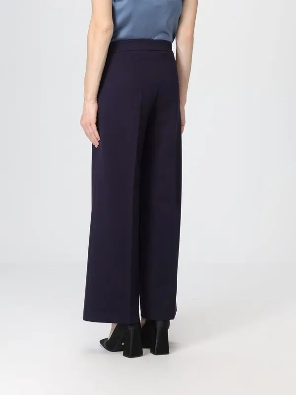 Liviana Conti Wide Leg Trousers - Blue
