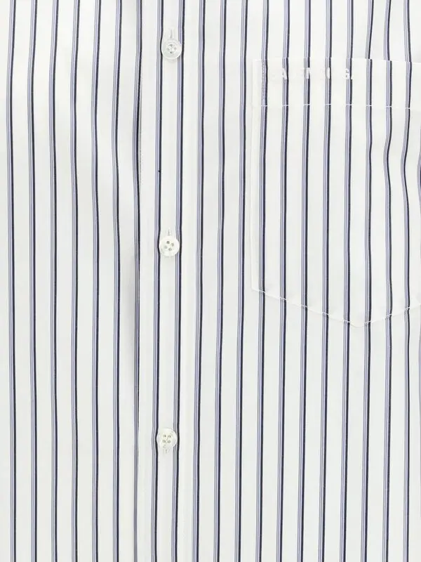 Balenciaga Striped Cotton Shirt