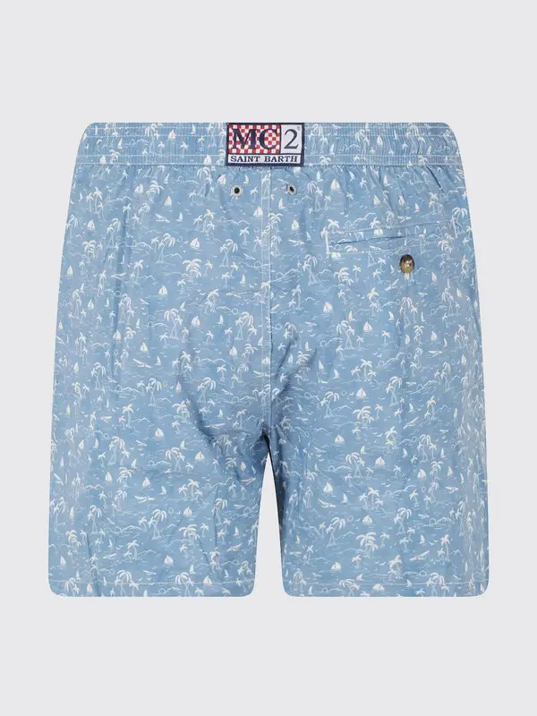 MC2 SAINT BARTH Graphic Print Swim Shorts