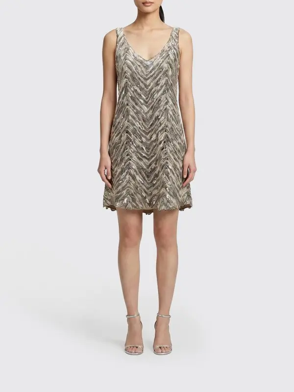 Brunello Cucinelli Sequined Linen Blend Mini Dress