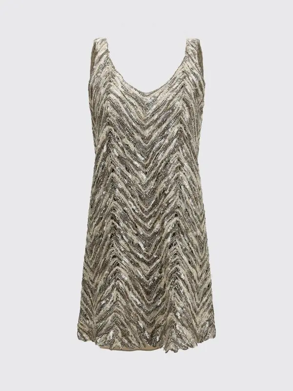 Brunello Cucinelli Sequined Linen Blend Mini Dress