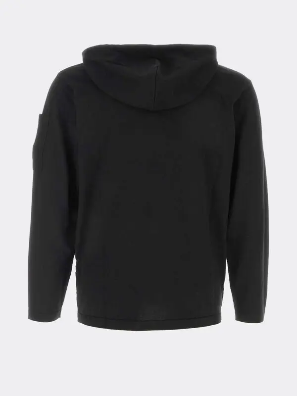 C.P. COMPANY Cotton Hoodie - Black
