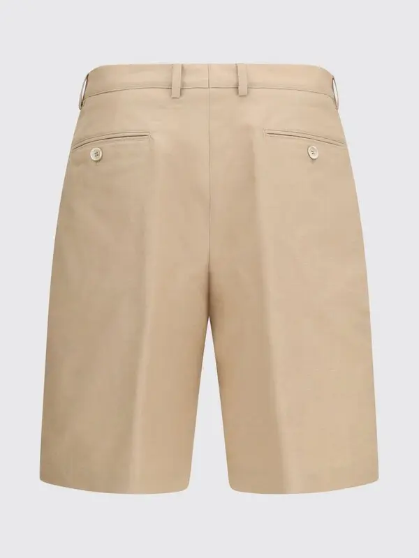 Brunello Cucinelli Cotton And Linen Blend Tailored Shorts