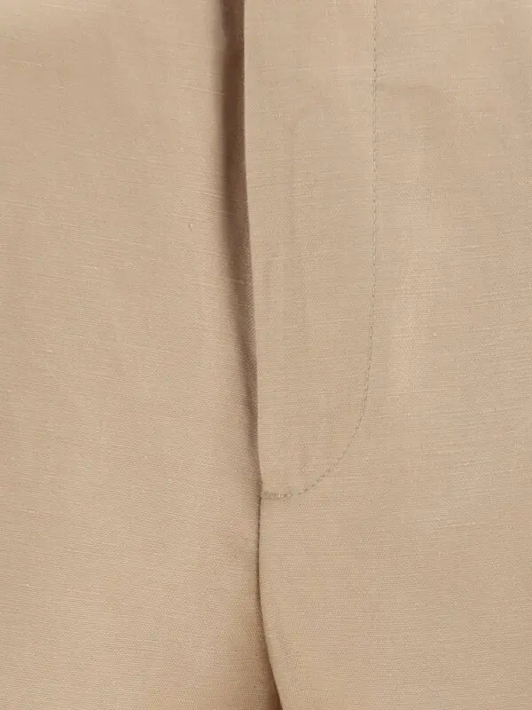 Brunello Cucinelli Cotton And Linen Blend Tailored Shorts