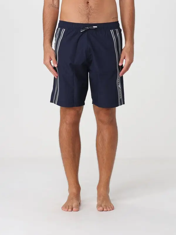 Emporio Armani Boxer Swim Shorts - Blue