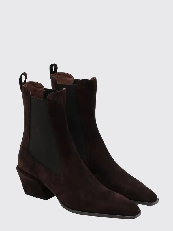 Paris Texas Bettina Suede Western Chelsea Boots - Brown