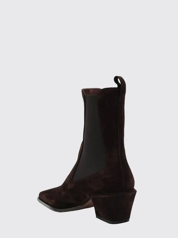 Paris Texas Bettina Suede Western Chelsea Boots - Brown