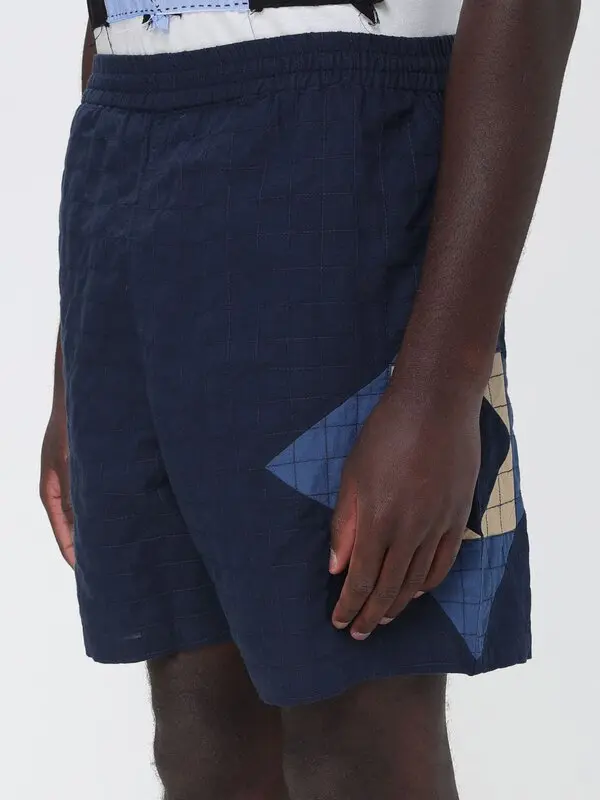 A.p.c. Quilted Cotton And Linen Connor Shorts