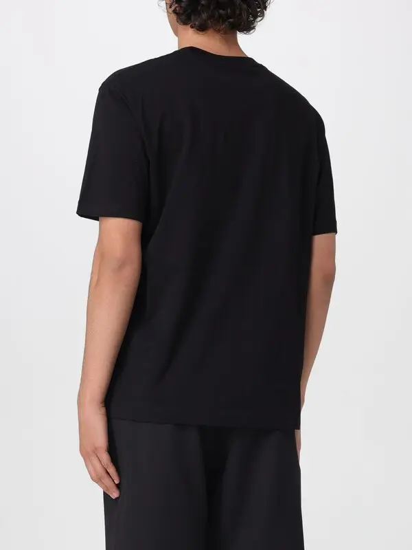 Just Cavalli Cotton T-shirt With Logo - Black
