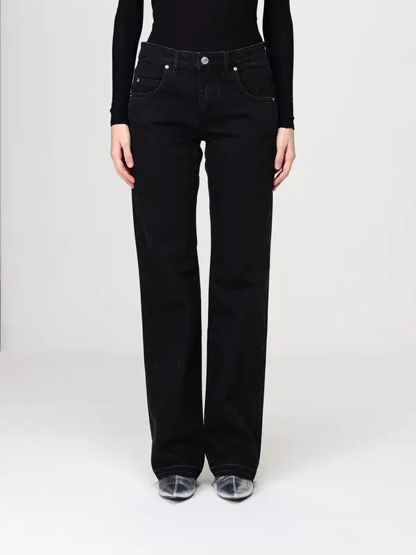 Isabel Marant Étoile Straight Leg Jeans - Black