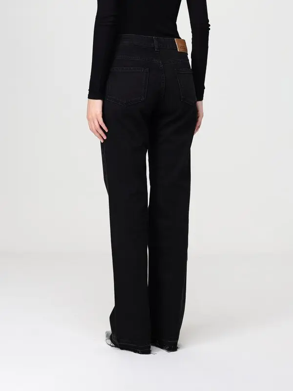 Isabel Marant Étoile Straight Leg Jeans - Black