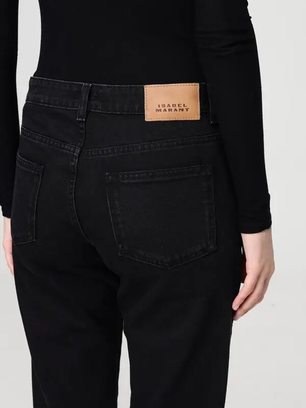 Isabel Marant Étoile Straight Leg Jeans - Black