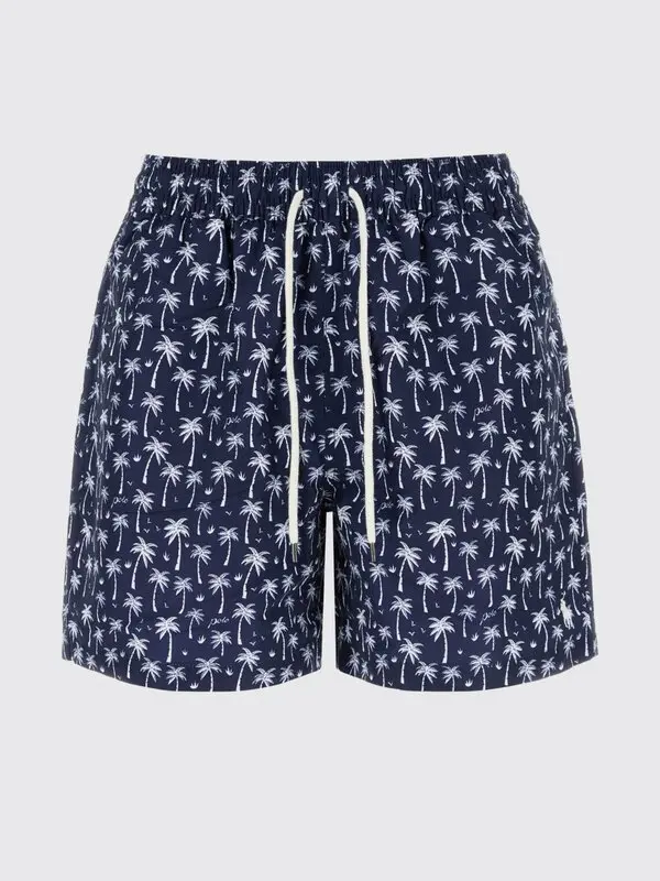 Polo Ralph Lauren Printed Boxer Swim Trunks
