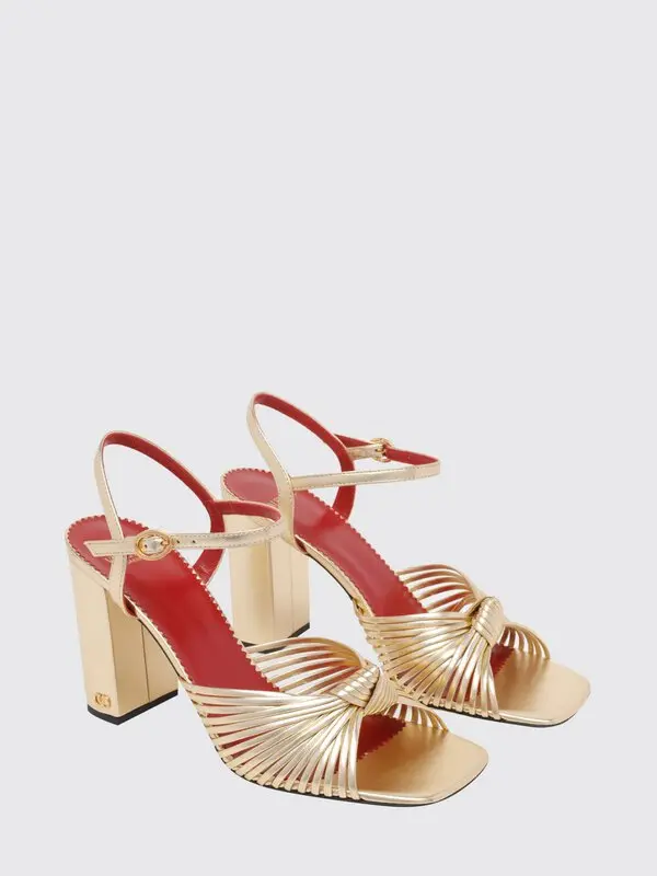 Valentino Garavani Annet Laminated Leather Sandals