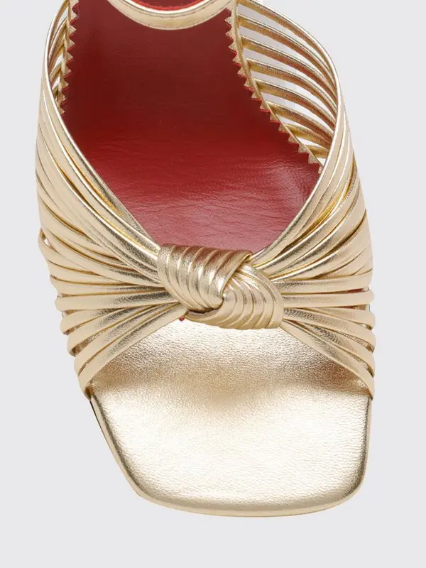 Valentino Garavani Annet Laminated Leather Sandals