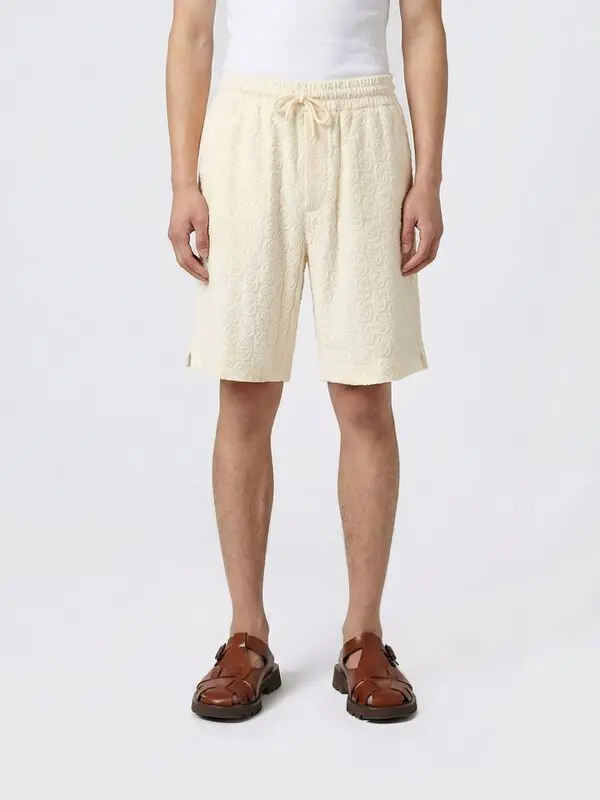 Drole De Monsieur Textured Shorts - White