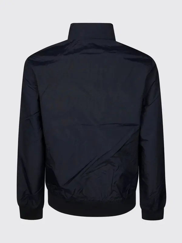 Barbour Stand Collar Zip Up Jacket - Navy