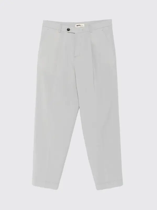 MTL STUDIO Wool Blend Wide Leg Trousers