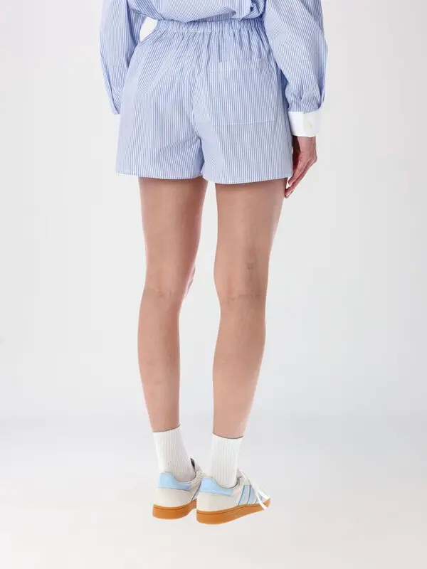 SPORTY & RICH Striped Cotton Boxer Shorts