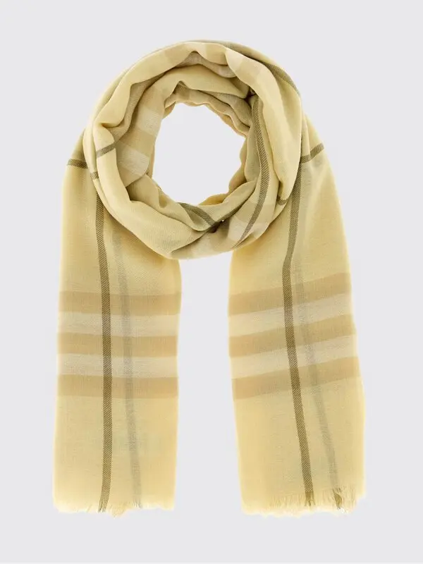Burberry Check Wool Scarf
