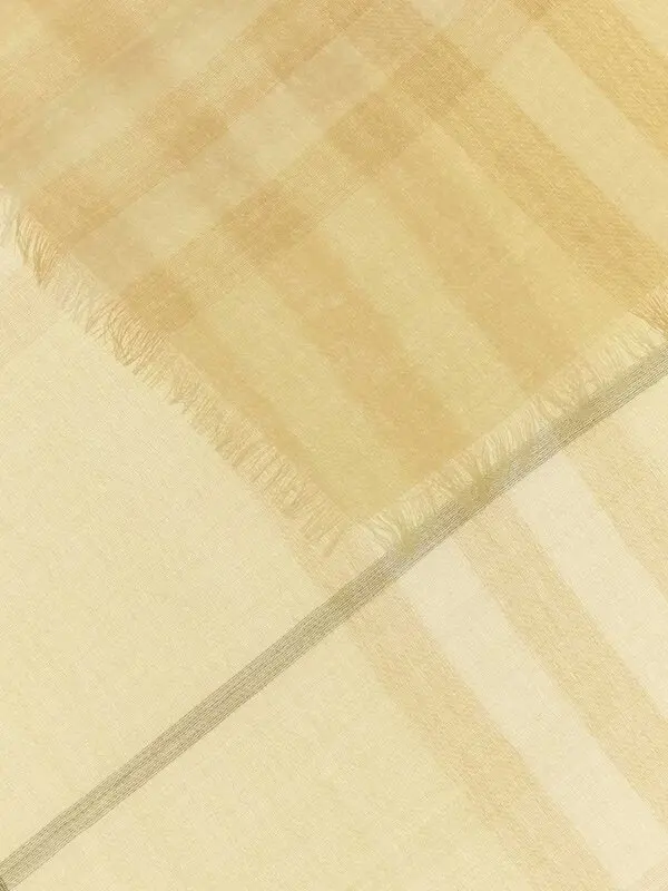 Burberry Check Wool Scarf