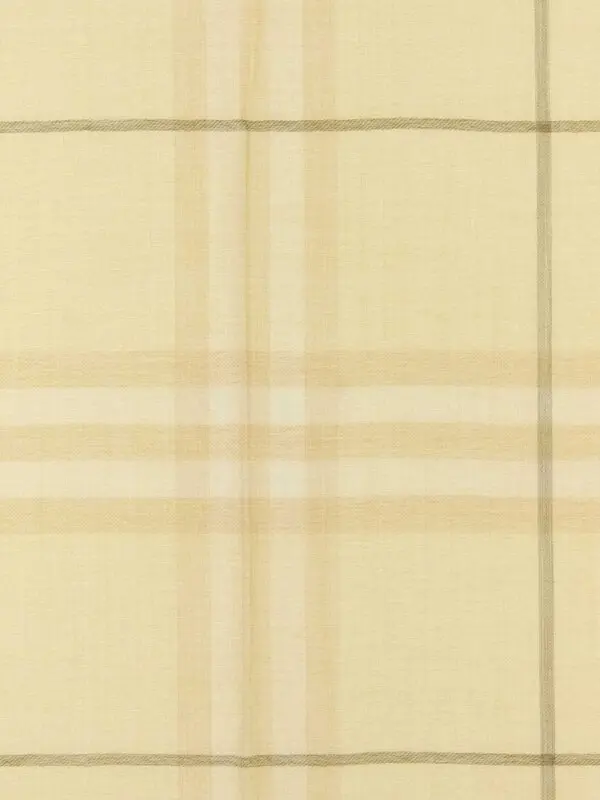 Burberry Check Wool Scarf