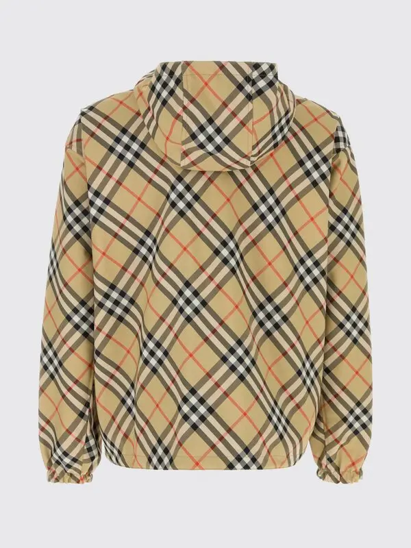 Burberry Check Polyester Hooded Jacket