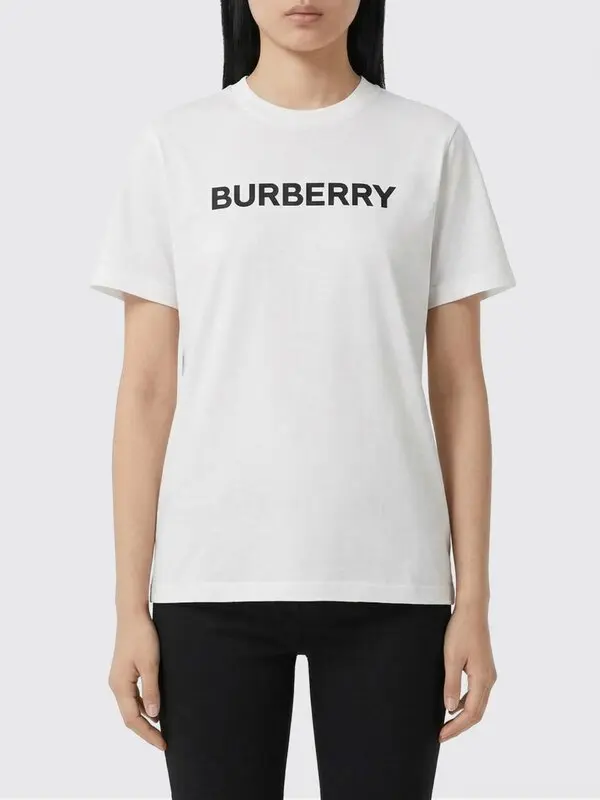 Burberry Cotton T-shirts With Logo