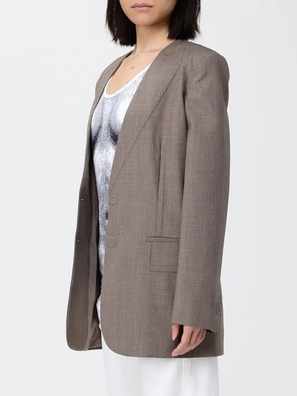 Moschino Single-breasted Wool Blend Blazer