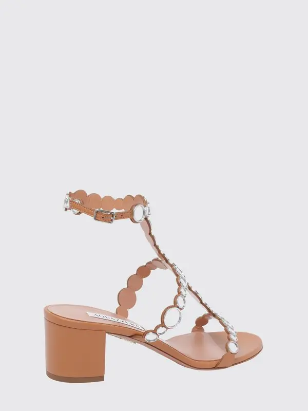 AQUAZZURA Embellished Heeled Sandals
