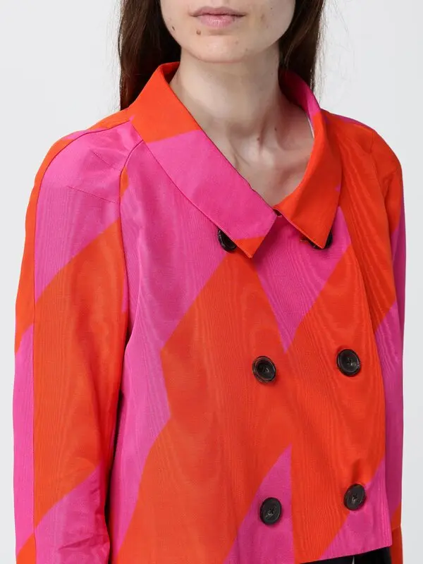 Dries Van Noten Double-breasted Cotton Blend Trench Coat