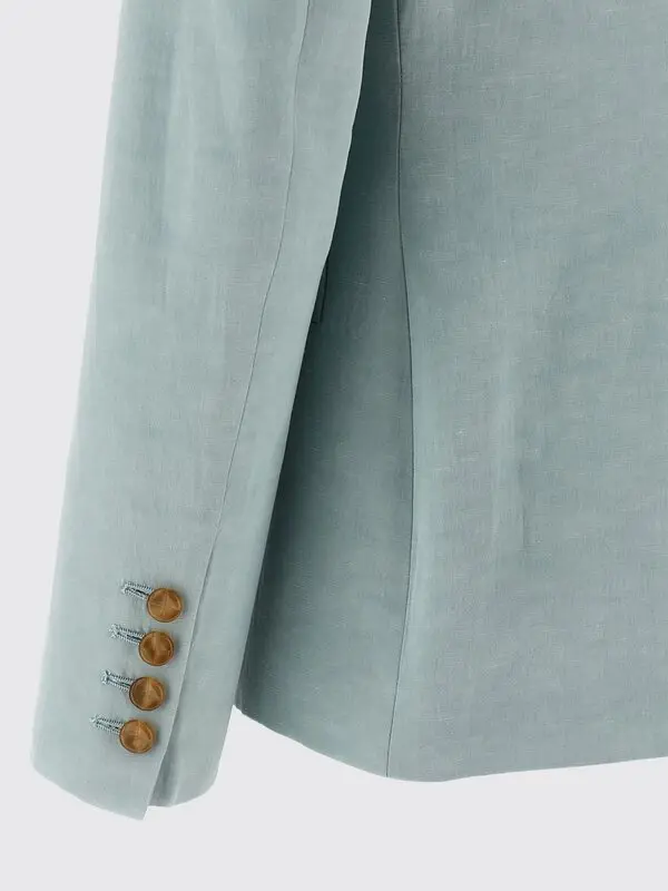 BLAZÉ MILANO Linen And Silk Double-breasted Blazer