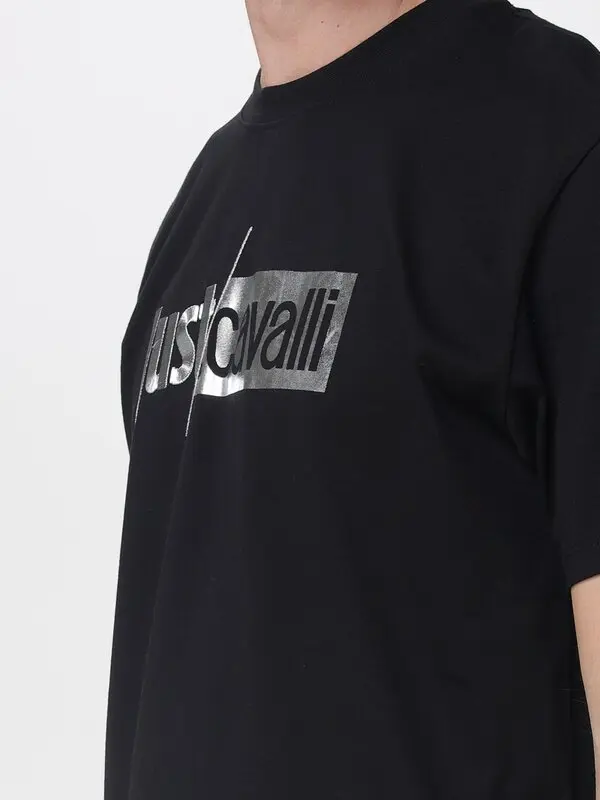 Just Cavalli Laminated Cotton T-shirt
