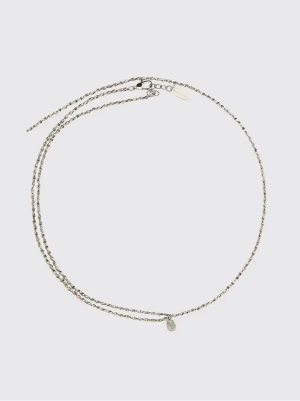 Brunello Cucinelli Faceted Metal Necklace - Silver