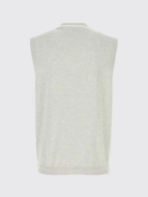 Brunello Cucinelli Cotton Knit Vest With Crest