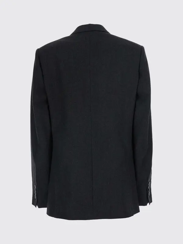 Victoria Beckham Double-breasted Wool Blazer With Peak Lapels