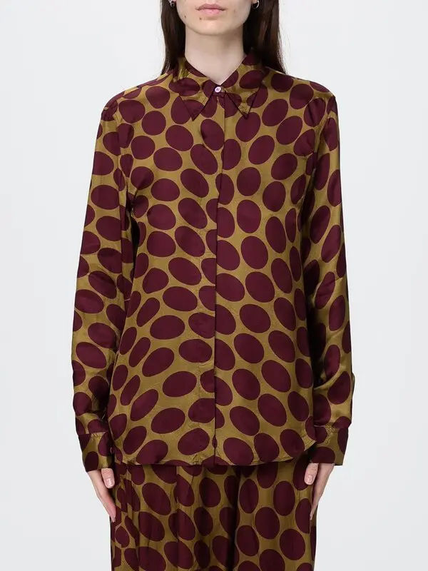 Dries Van Noten Printed Twill Casual Shirt
