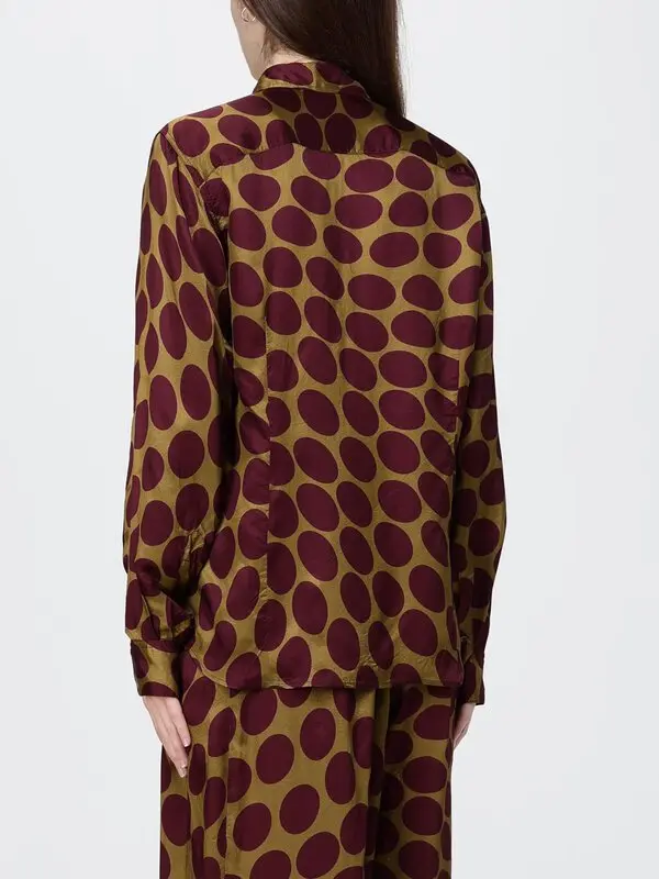 Dries Van Noten Printed Twill Casual Shirt