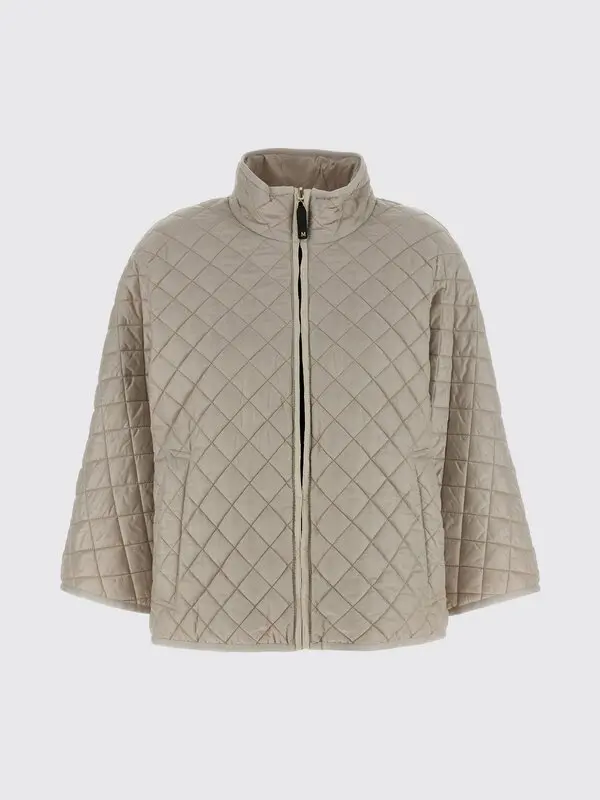 Max Mara Quilted Zip-up Jacket - Grey