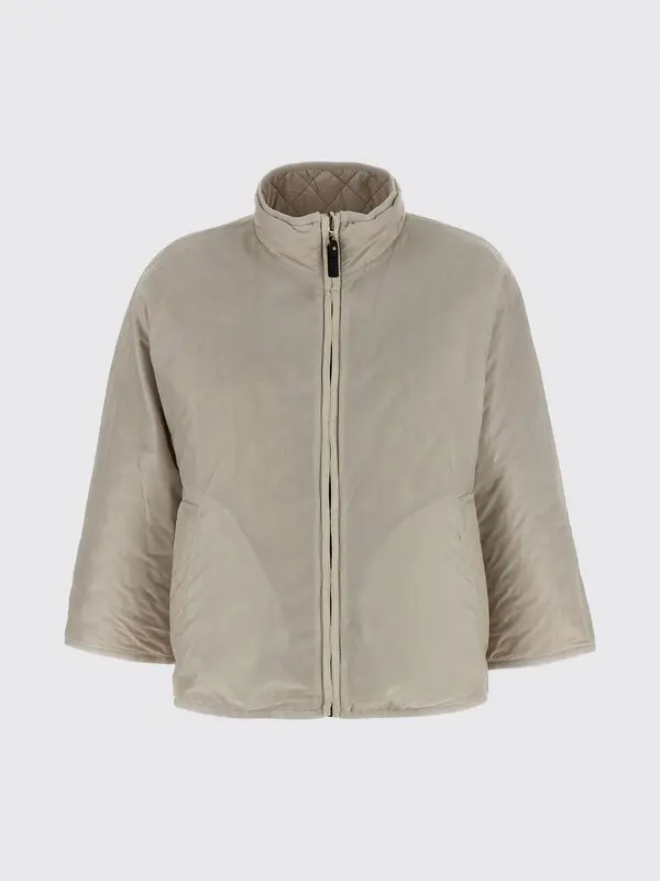 Max Mara Quilted Zip-up Jacket - Grey