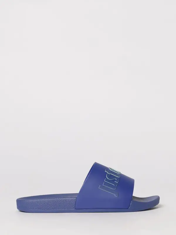 Just Cavalli Rubber Sliders With Printed Logo