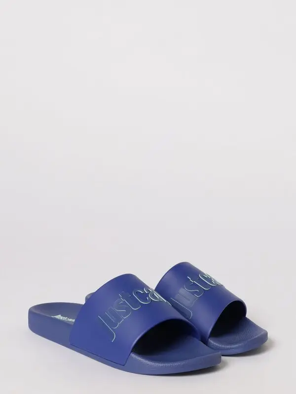 Just Cavalli Rubber Sliders With Printed Logo