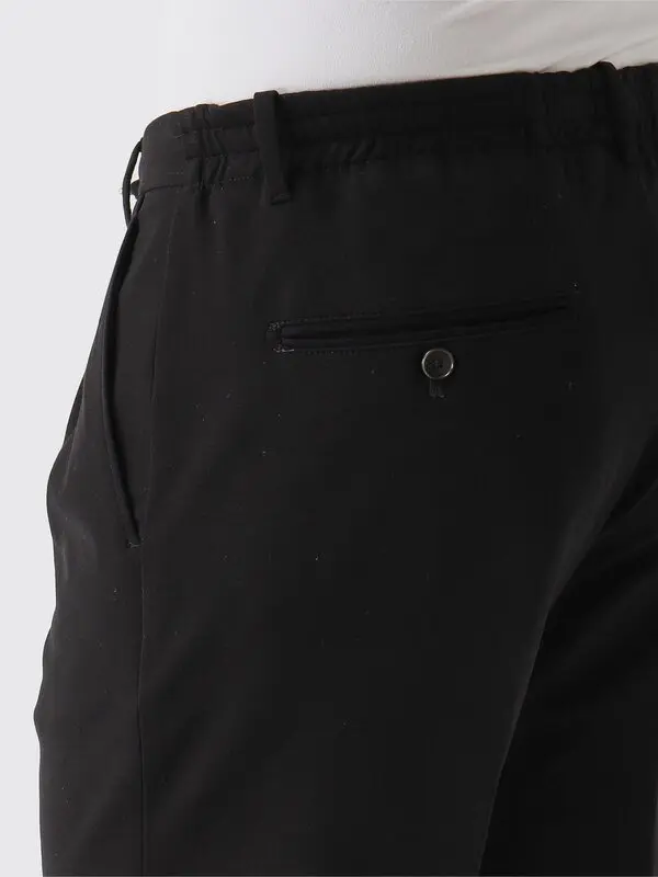 BRIGLIA 1949 Elasticated Waistband Shorts - Black