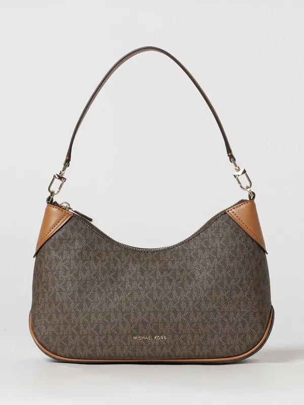 Michael Kors Jet Set Coated Cotton Bag With Mk Monogram