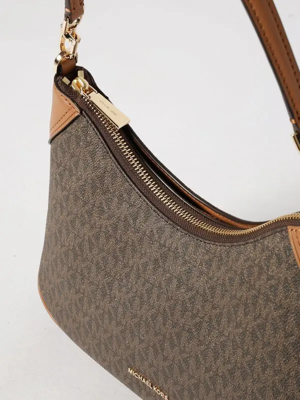 Michael Kors Jet Set Coated Cotton Bag With Mk Monogram