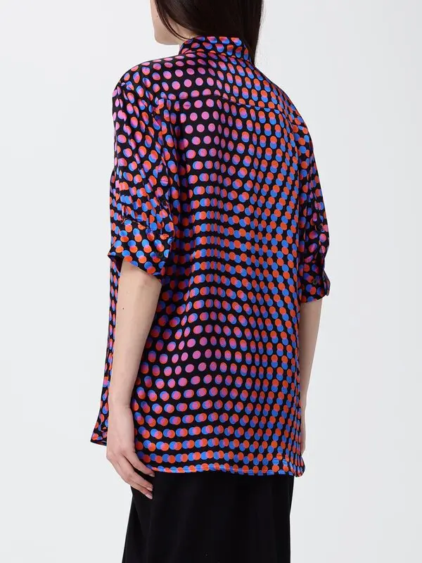 Dries Van Noten Polka Dot Silk Shirt