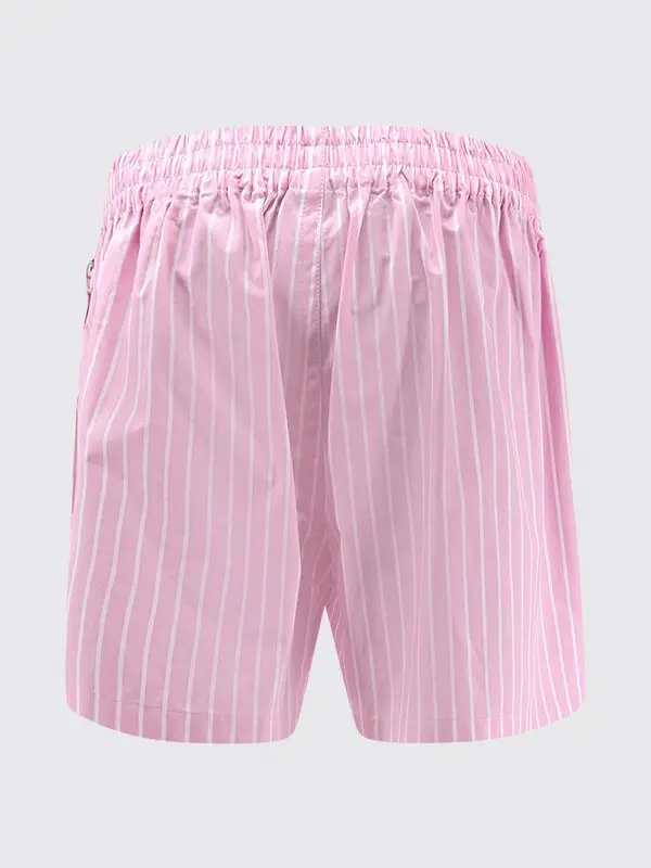 Balenciaga Striped Cotton Shorts