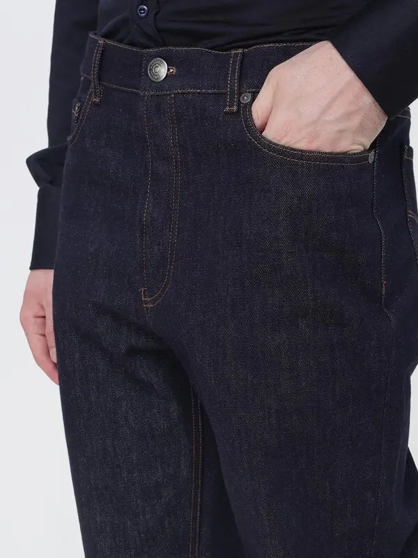 Brunello Cucinelli Slim Fit Five-pocket Cotton Jeans